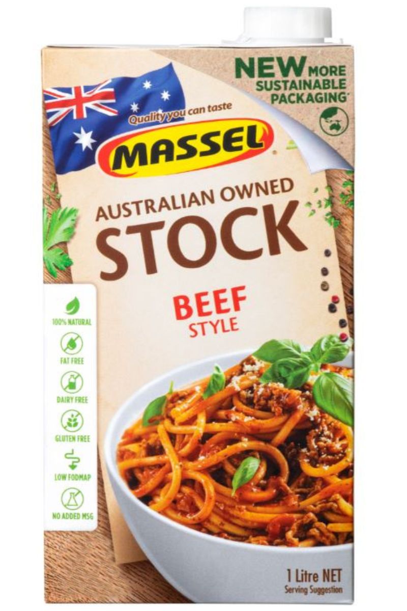 MASSEL Liquid Stock - Beef Style (1 Litre) – FODMarket Ltd