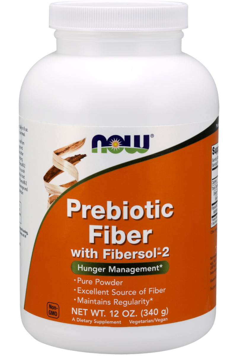 NOW® Prebiotic Fiber with Fibersol®-2 (340g) – FODMarket Ltd