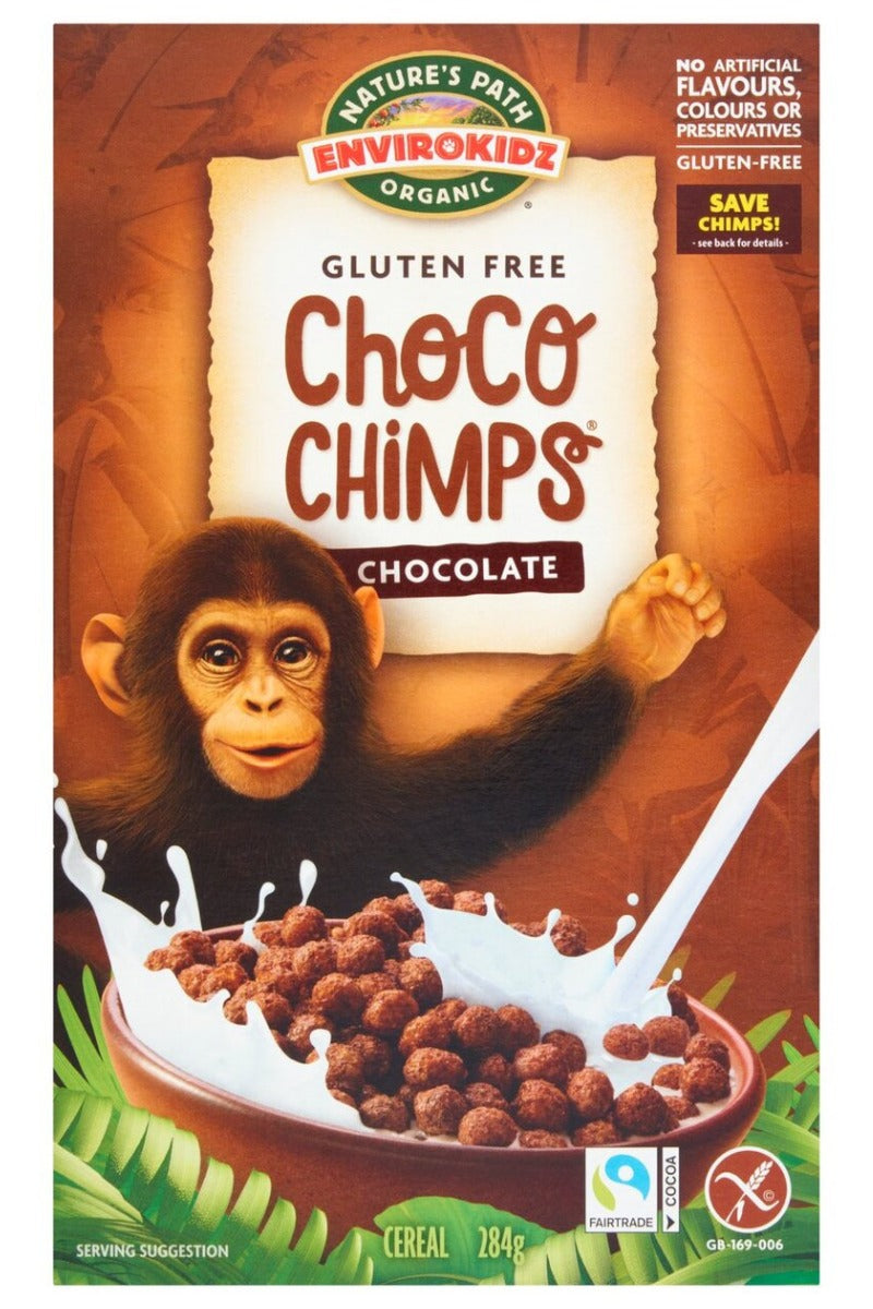 NATURES PATH Organic Gluten Free Cereal - Chocco Chimps (284g ...