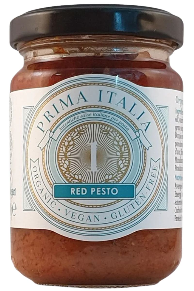PRIMA ITALIA Organic Red Pesto (180g) – FODMarket Ltd