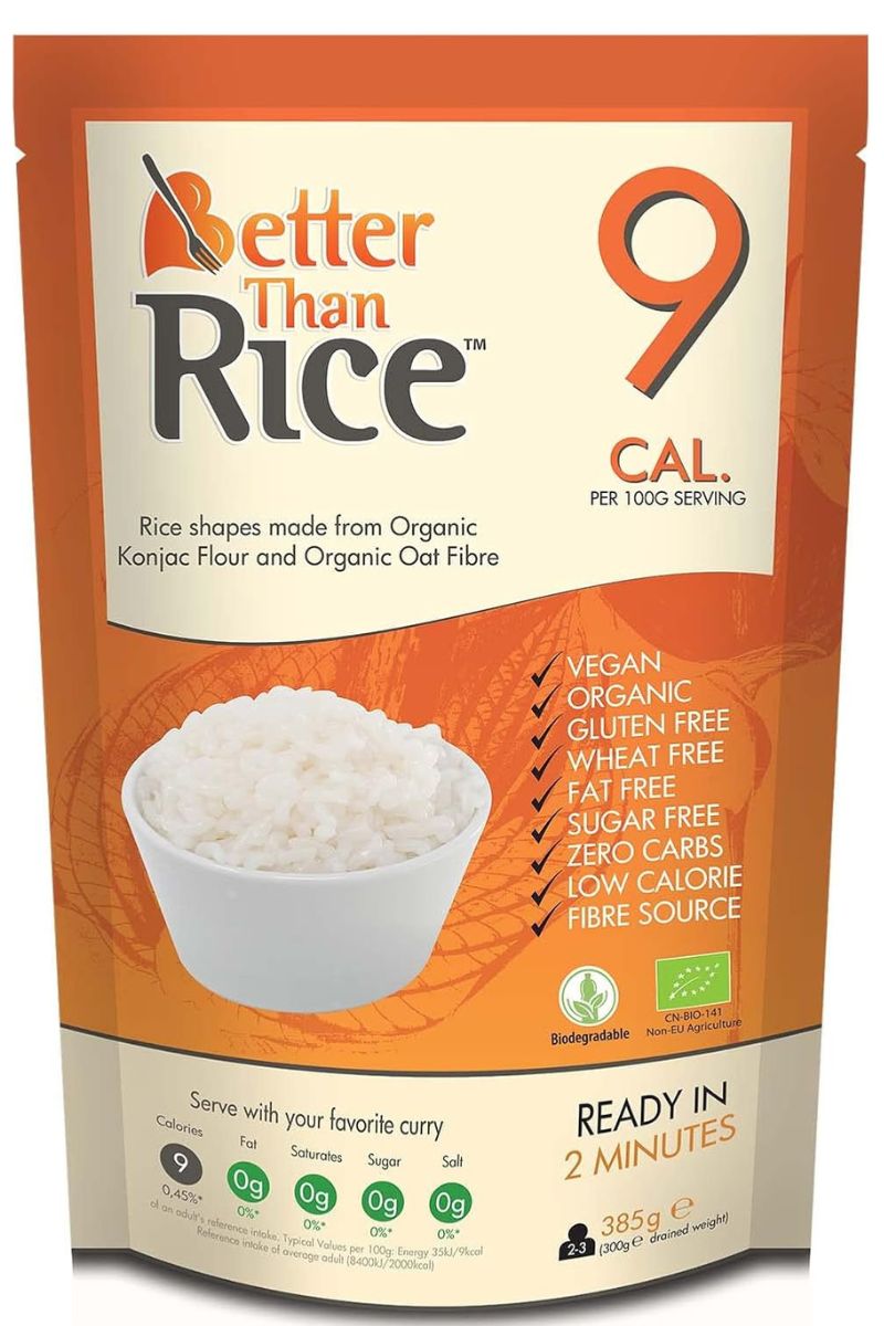 BETTER THAN Organic Konjac - Rice (385g) – FODMarket Ltd