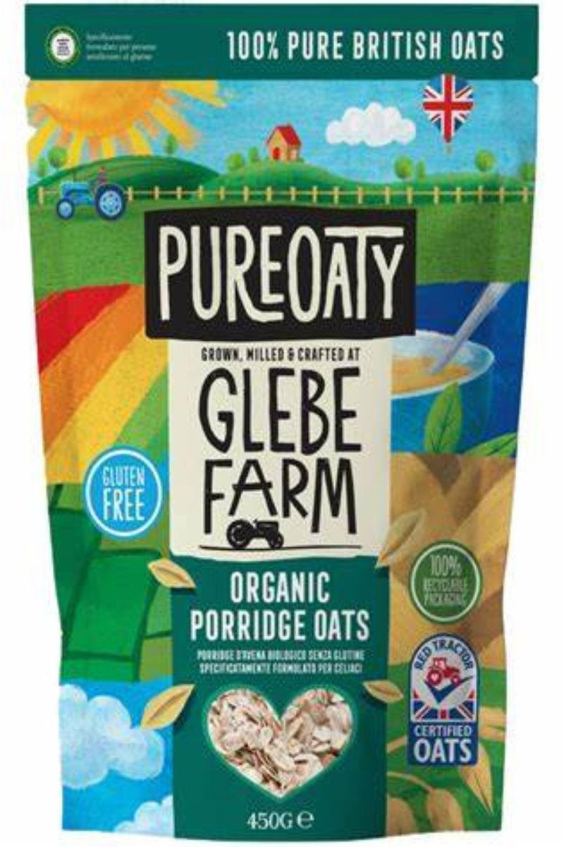 GLEBE FARM Organic Gluten Free Porridge Oats (450g) – FODMarket Ltd